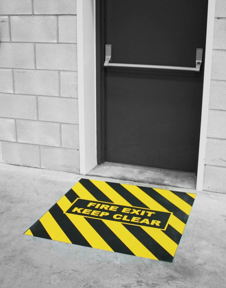 Fire Escape Floor Markings from INVICTUS TAPES