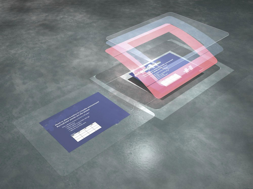 Floor Sign Display from INVICTUS TAPES