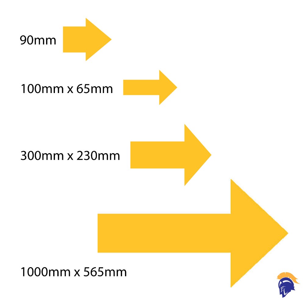 Heavy Duty Floor Arrows From Invictus Tapes