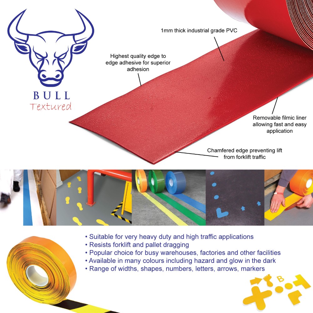 Heavy Duty Floor Marking Numbers from INVICTUS TAPES