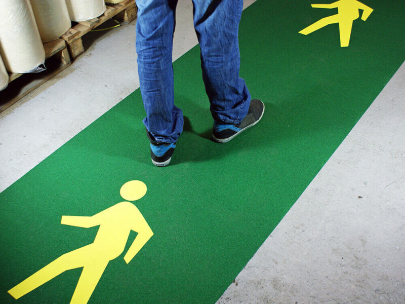 Warehouse Floor Sign Stickers from INVICTUS TAPES